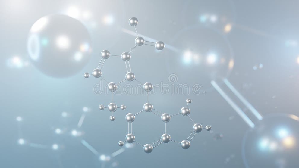 Azathioprine Molecular Structure, 3d Model Molecule, Immunosuppressive ...