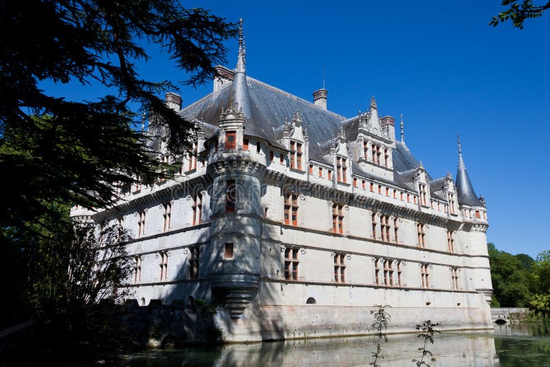 Azay-le-Rideau Castle stock image. Image of azay, pays - 21557437