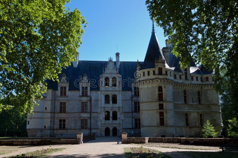 Azay-le-Rideau Castle stock image. Image of azay, pays - 21557437