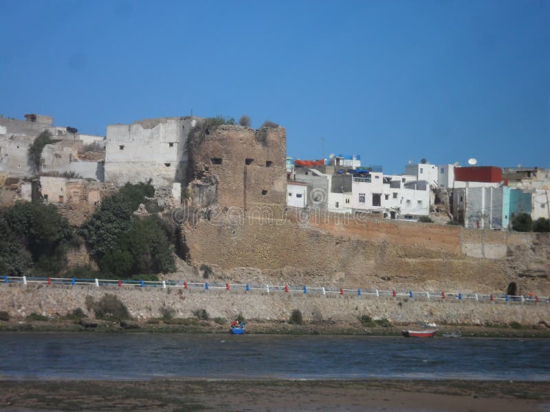 Azemmour Morocco stock photo. Image of water, river - 128970250