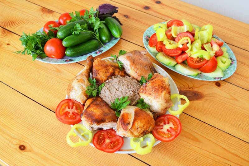 Azerbaijani Chicken Lavangi Stock Image - Image of lunch, chef: 66878271