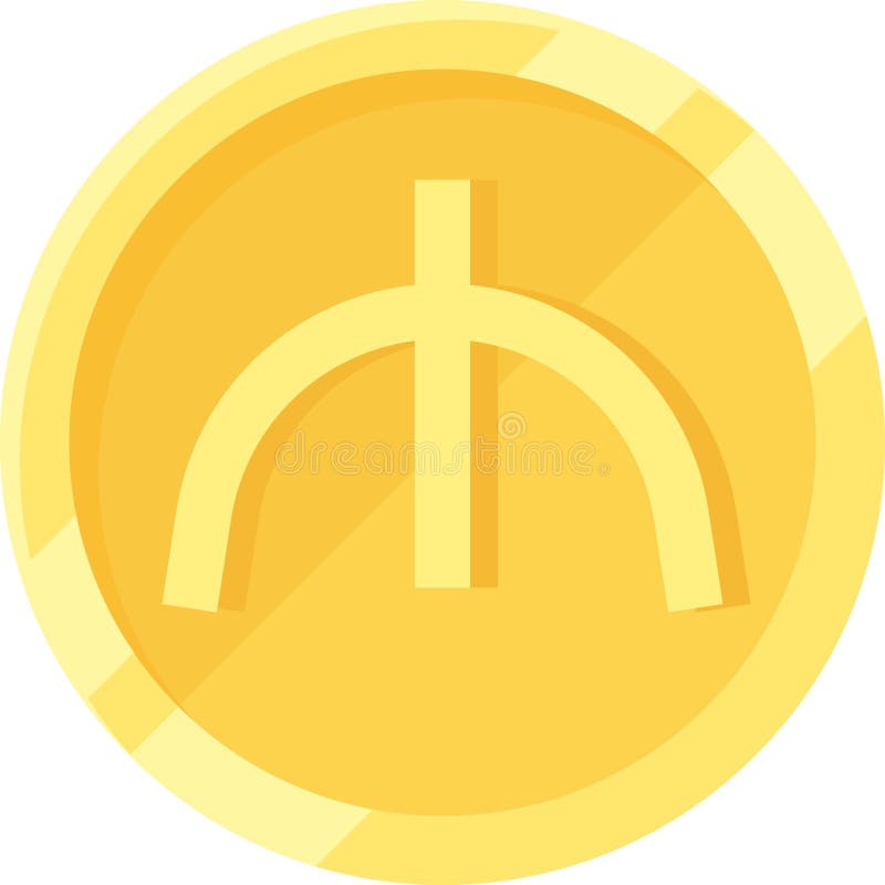 Azerbaijani Manat Coin Icon, Currency of Azerbaijan Stock Vector ...