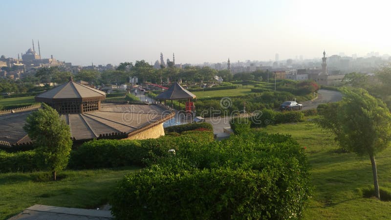 Azhar Park , Cairo, Egypt editorial stock image. Image of azhar - 77347109