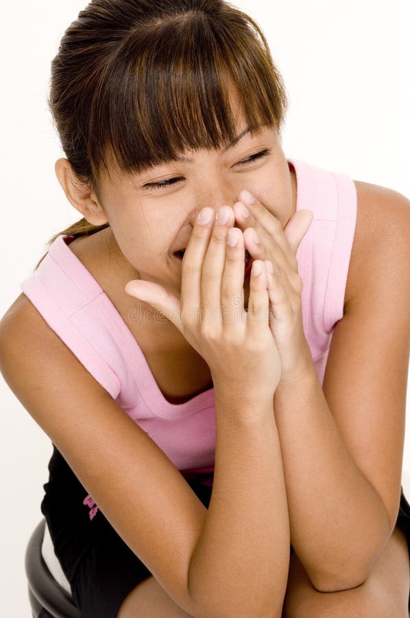 Aziaat in Roze 14 stock foto. Image of glimlach, mooi, lachen - 335098