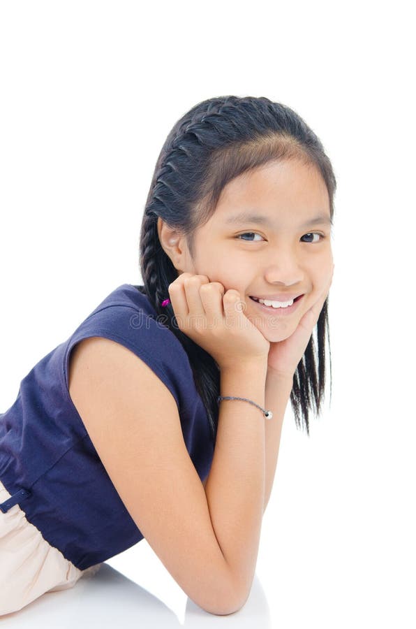 Aziatisch Meisje stock foto. Image of levensstijl, wijfje - 56923560