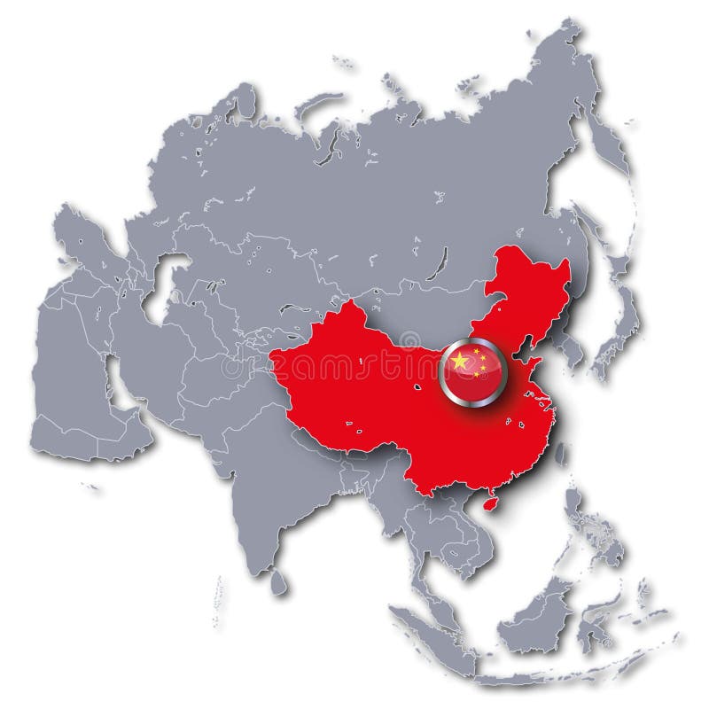 Chiny na kuli ziemskiej obraz stock. Obraz złożonej z palec - 44866881