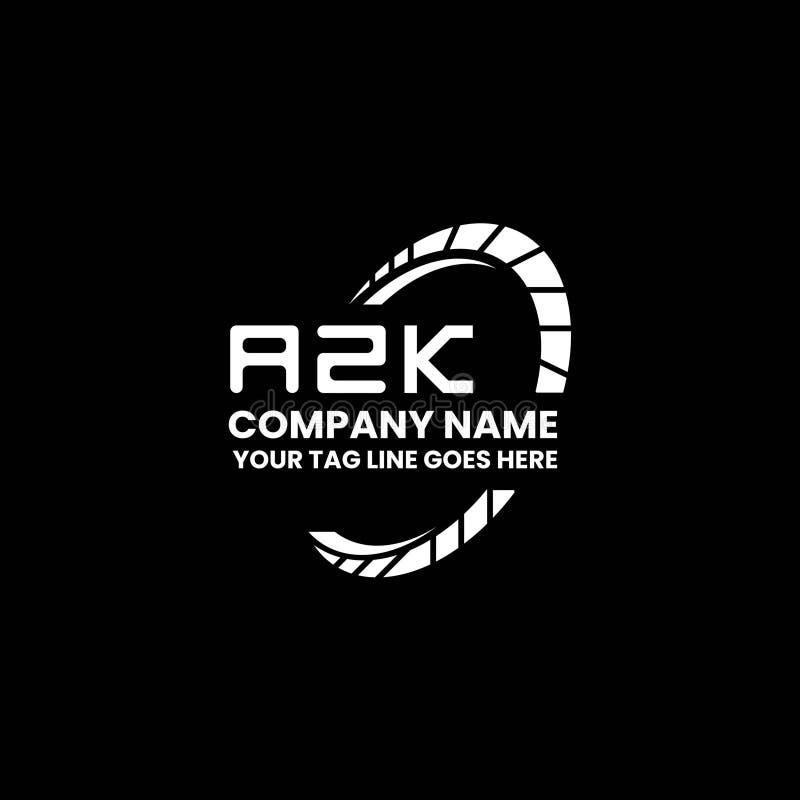 AZK Letter Logo Creative Design with Vector Graphic, AZK Stock Vector ...