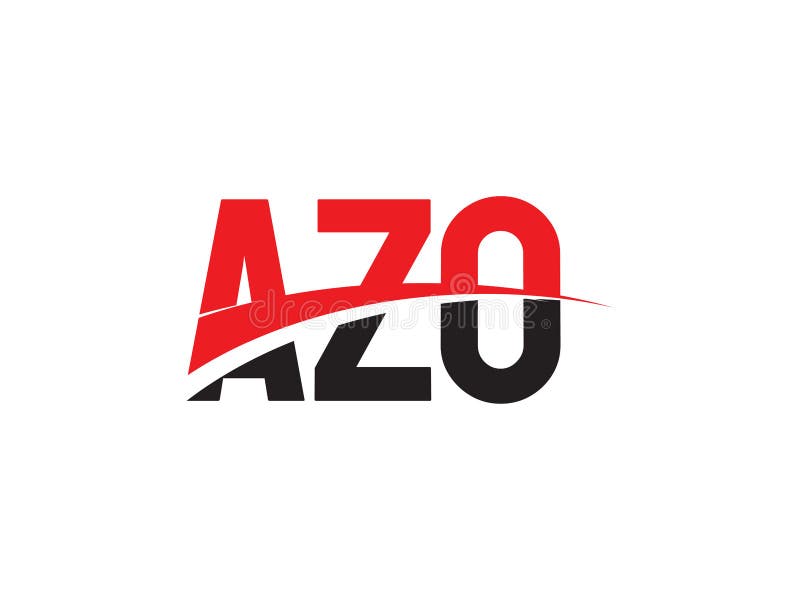 AZO Letter Initial Logo Design Vector Illustration Stock Vector ...