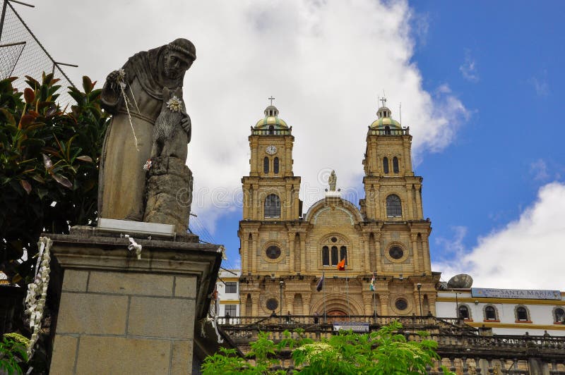 Azogues Cathedral, Province of Azogues, Ecuador Editorial Image - Image ...