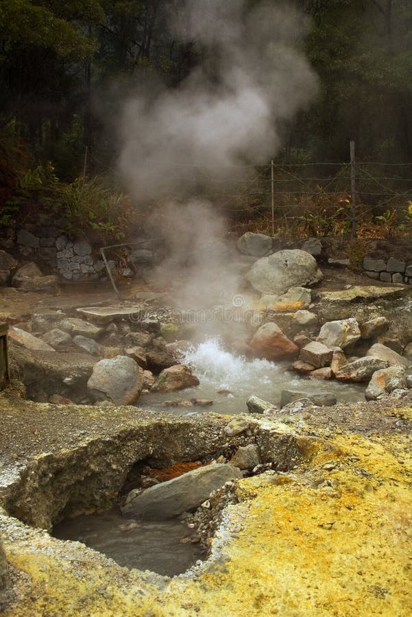 Azores fumaroles stock photo. Image of furnas, portugal - 7963658