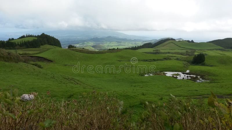 Azores green stock photo. Image of landscape, green, nature - 63770862