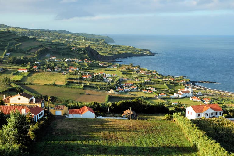 Azores islands stock image. Image of water, ocean, farm - 4060567