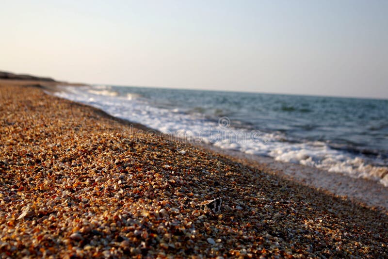 Azov sea stock image. Image of solar, arabatskaya, clear - 2440335