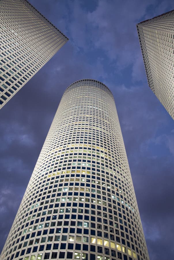Azrieli Center stock photo. Image of towers, israel, center - 23424122