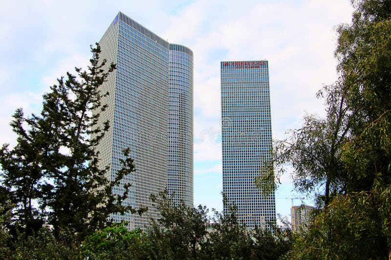 The Azrieli Center, Tel Aviv, Israel Editorial Photography - Image of ...