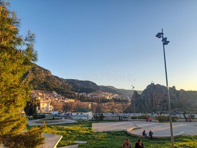 Azrou stock image. Image of greenland, reflection, sunlight - 183211439