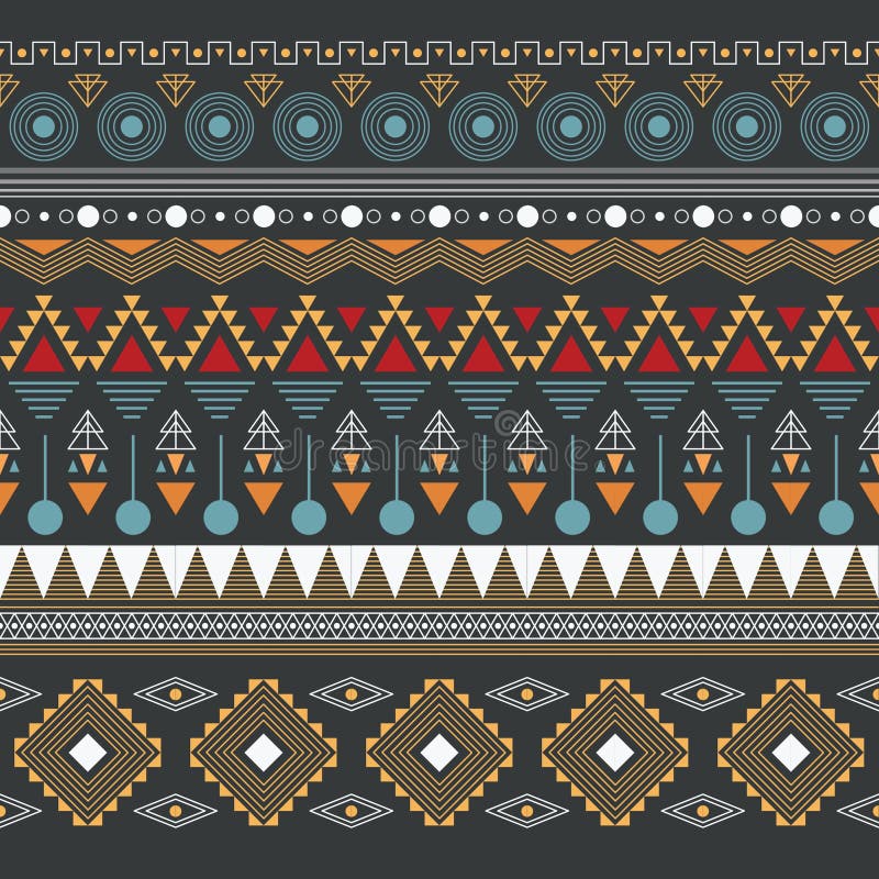 Aztec Background. Vector Illustration Decorative Design Stock Vector ...