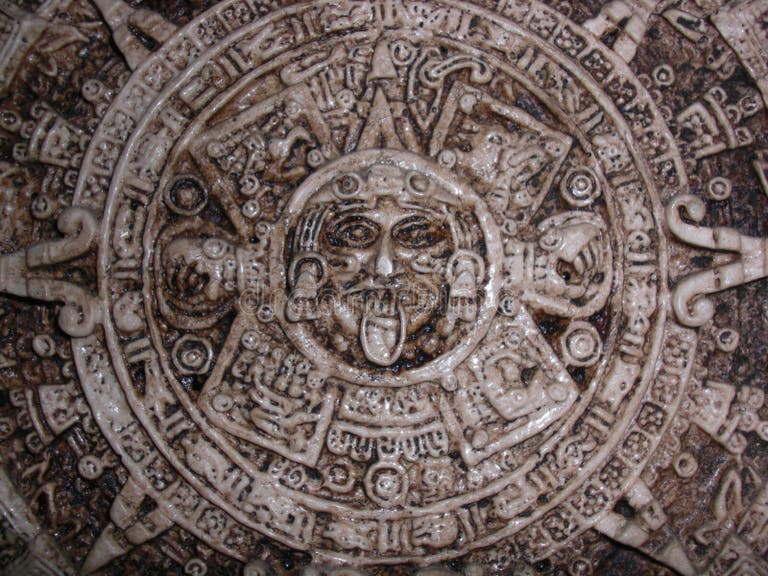 Aztec Calendar stock image. Image of sculpture, cultures - 5824281
