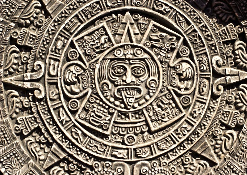 Aztec Calendar stock photo. Image of pattern, symbol, ethnic - 9134202