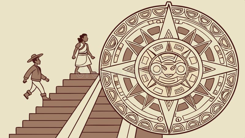 Aztec Calendar Design Vector, Ancient Culture Art, Historical Pattern ...