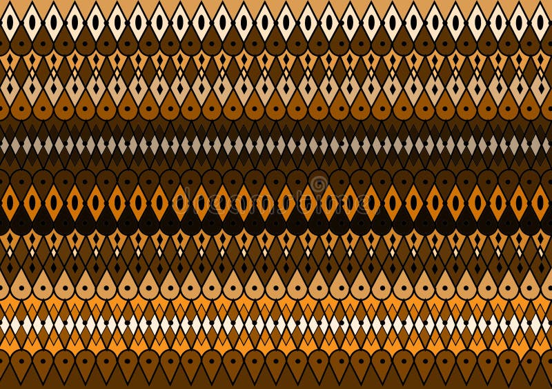 Aztec Colorful Digital Print Pattern Design Stock Illustration ...