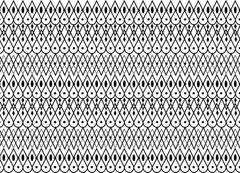 Aztec Digital Drawing Print Pattern Design Stock Illustration ...