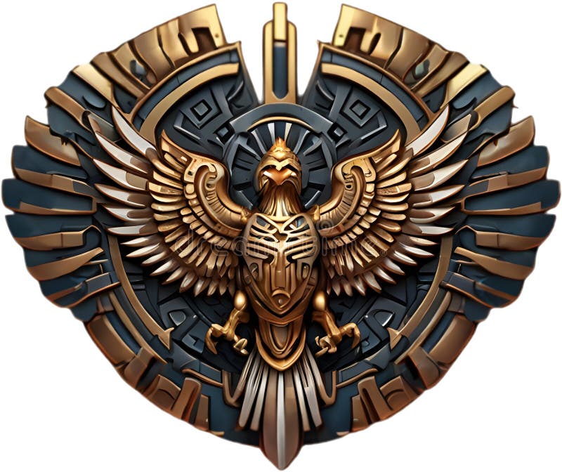 The Aztec Eagle Warrior Logo Represents Strength, Bravery, and Ancient ...