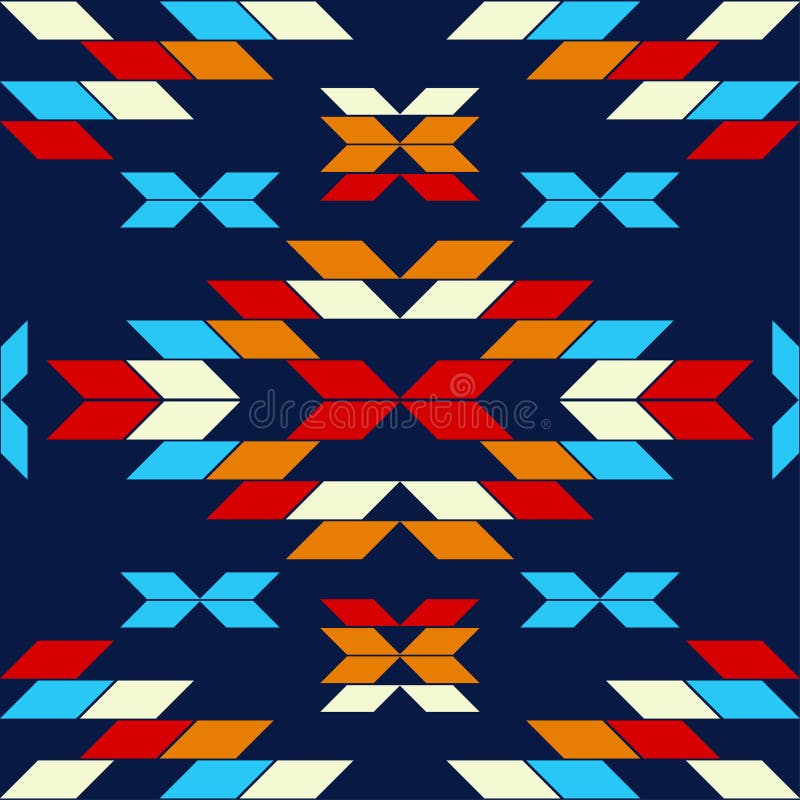 Aztec ElementsAztec Elements. Mosaic with Geometric Shapes. Seamless ...