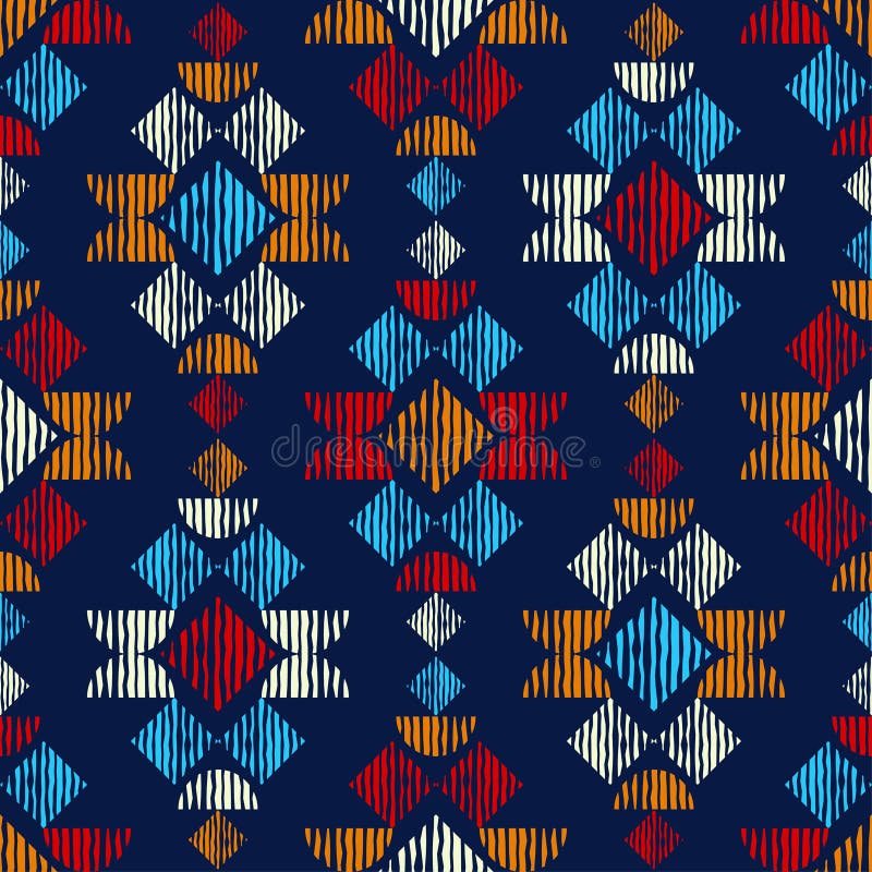 Aztec Elements. Ethnic Boho OrnamentAztec Elements. Seamless Pattern ...