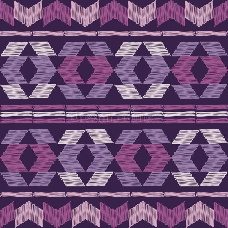 Aztec ElementsAztec Elements. Mosaic with Geometric Shapes. Seamless ...