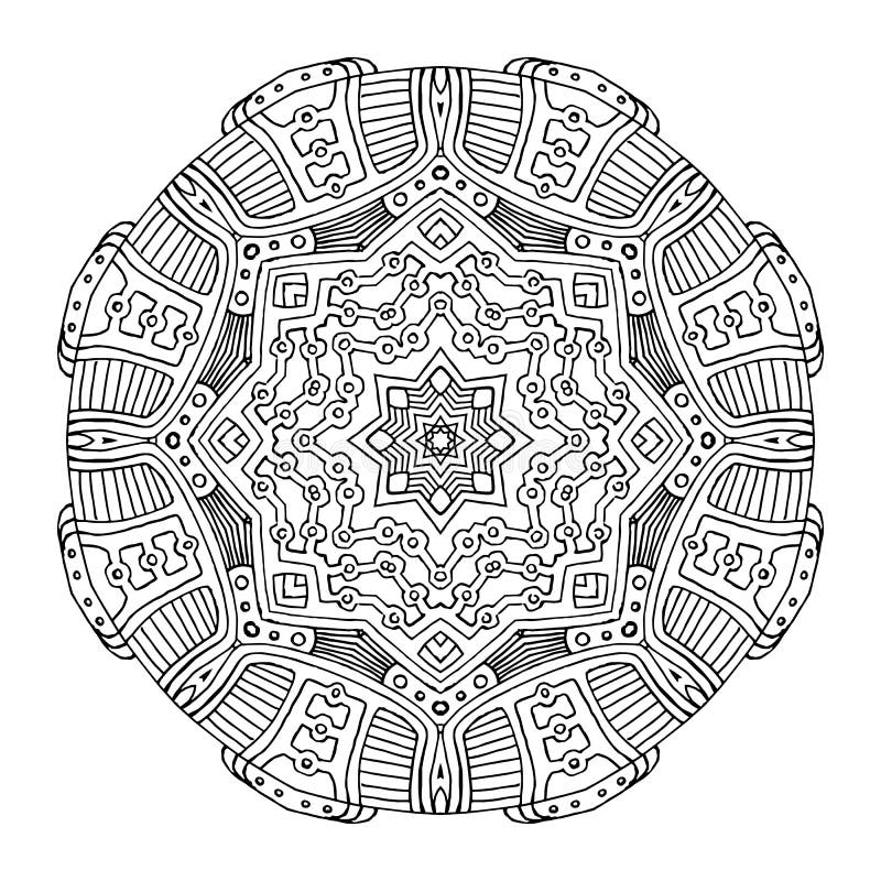 Aztec frog mandala stock vector. Illustration of aztec - 69603994