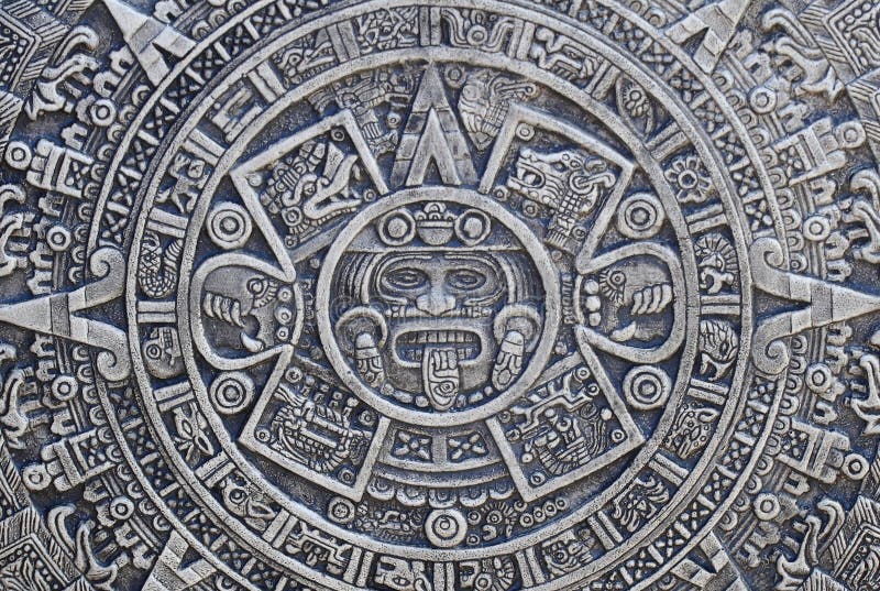 Aztec Plaque stock image. Image of history, sign, inca - 17156575