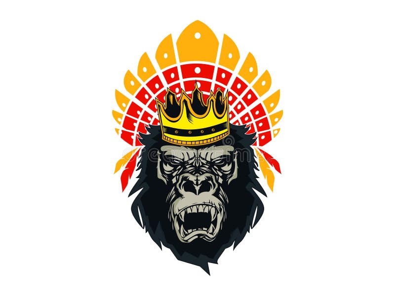 King Kong Logo Design Vector, Creative King Kong Logo Concepts Template ...
