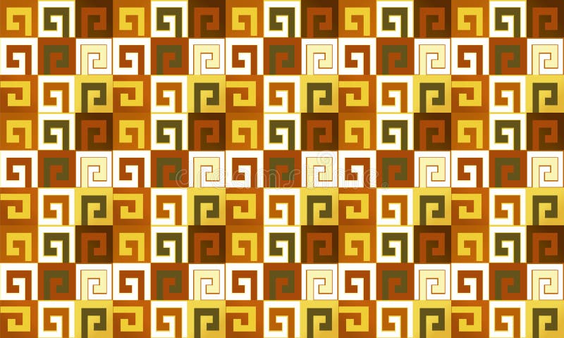 Aztec Chile Language Pattern Seamless Boho Style. Stock Illustration ...