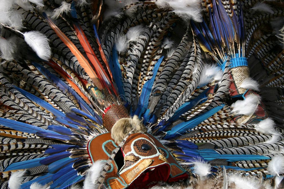 Aztec mask stock image. Image of tribal, dancer, fashion - 4033795