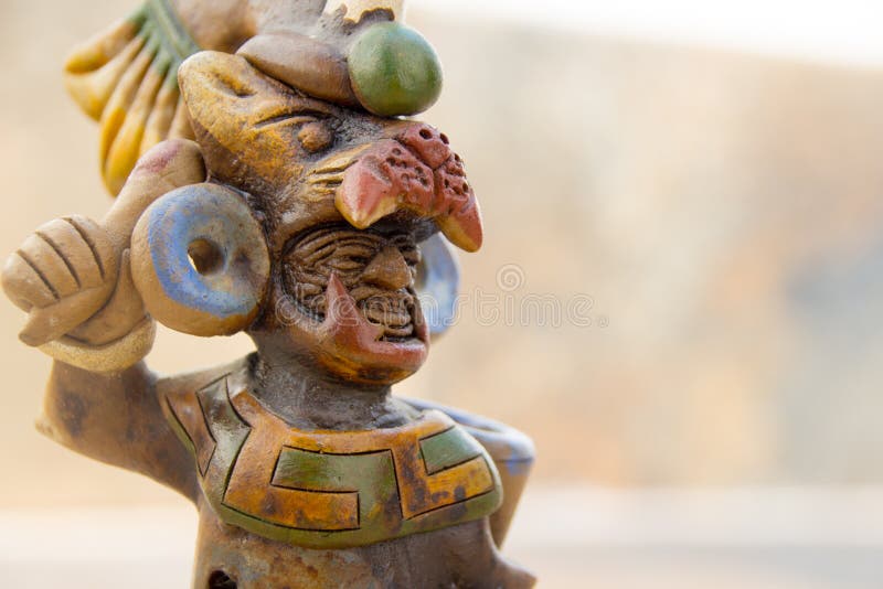 Aztec Mexican Warrior Handicraft Stock Photo - Image of warrior ...