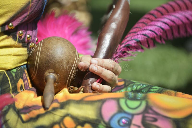 Aztec musical instruments stock image. Image of used - 128469799