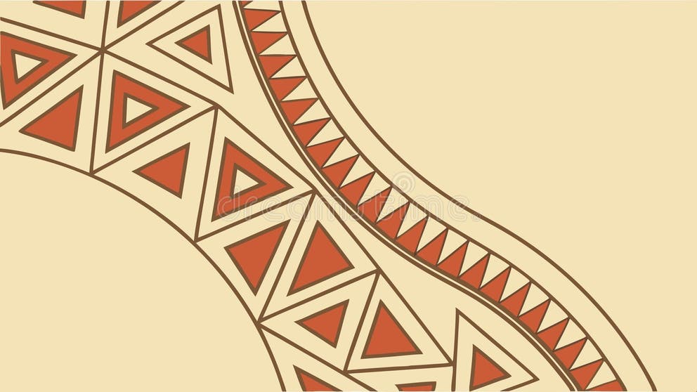 Aztec Pattern Border, Decorative Vector Design Element. Vector Design ...