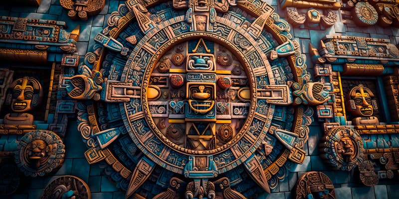 Aztec Pattern Featuring Bold and Intricate Patterns Reminiscent of the ...