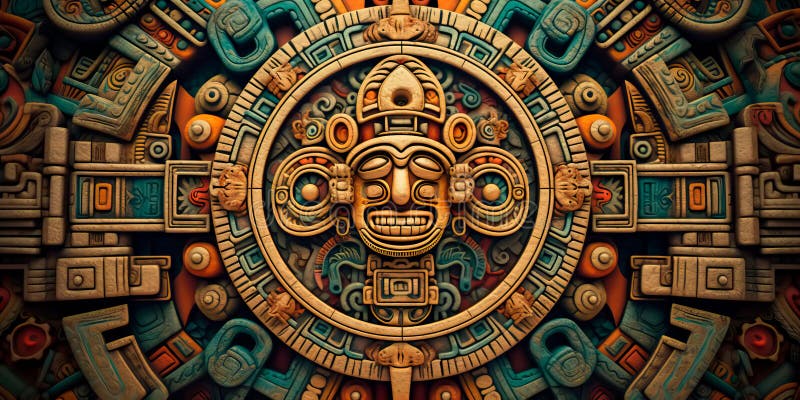 Aztec Pattern Featuring Bold and Intricate Patterns Reminiscent of the Ancient Civilization& X27 ...