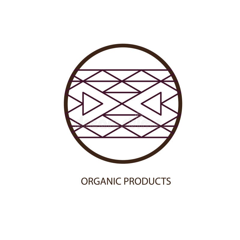 Aztec pattern logo stock illustration. Illustration of company - 73715939