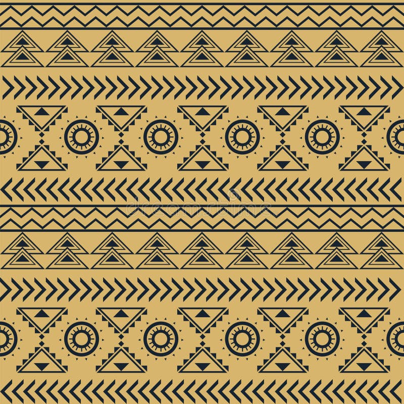 Aztec Pattern stock vector. Illustration of fabrics - 264685068