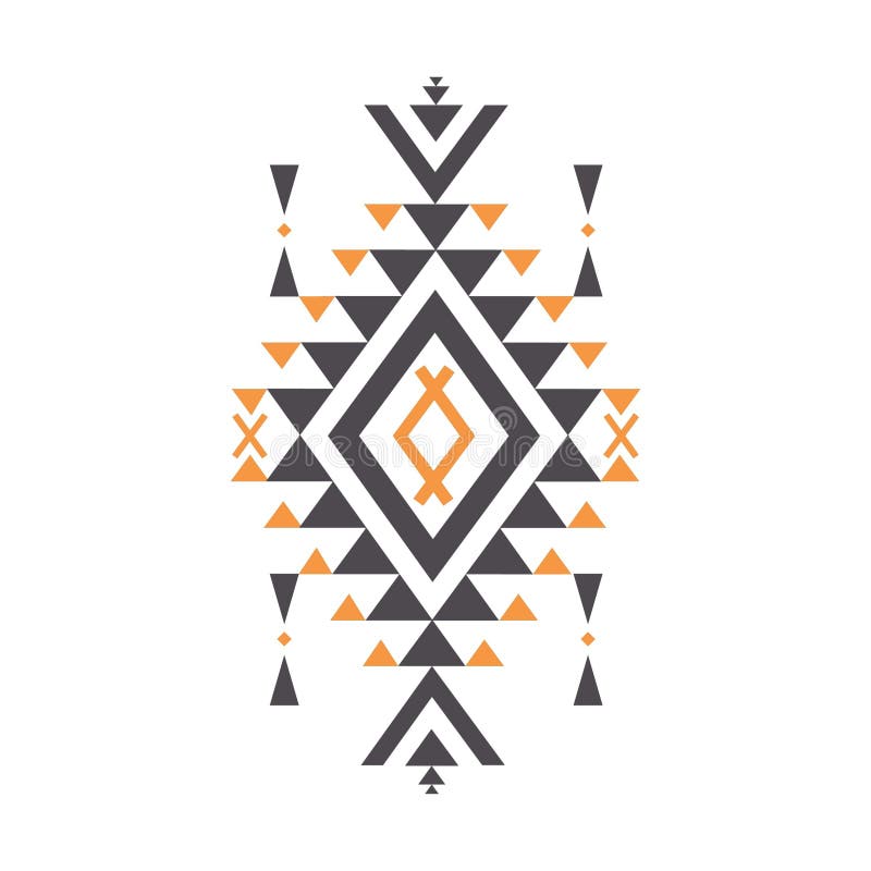 Aztec Pattern. Vector Illustration Decorative Design Stock Vector ...