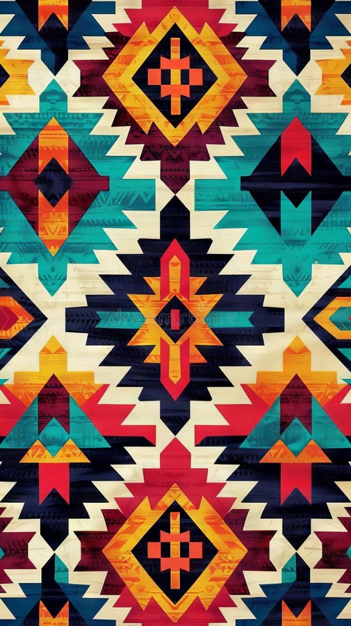 Aztec Patterns for a Bold Statement Stock Illustration - Illustration ...