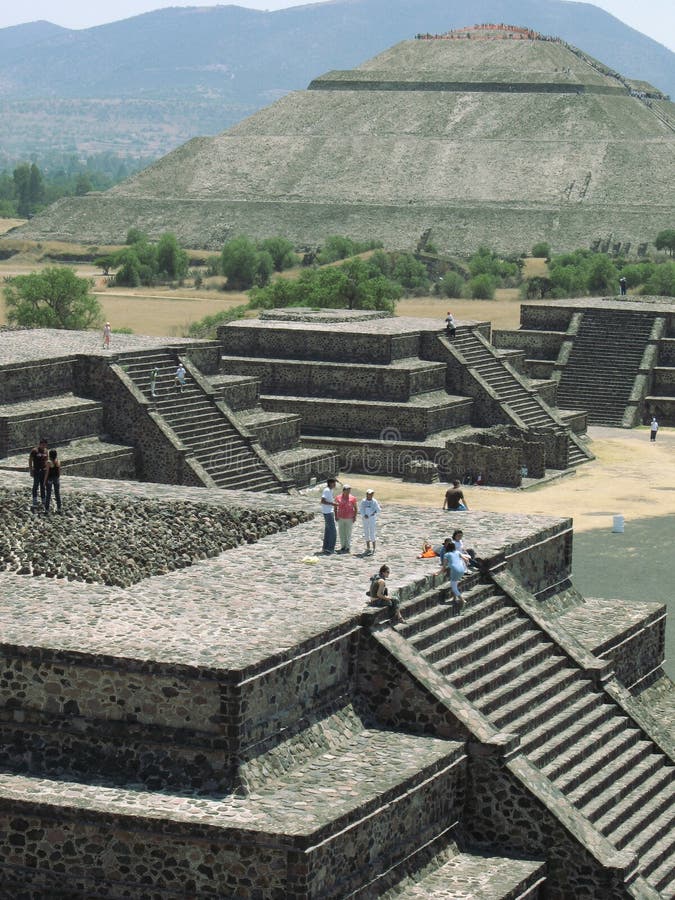 Aztec pyramids in springs editorial image. Image of mexican - 52527705