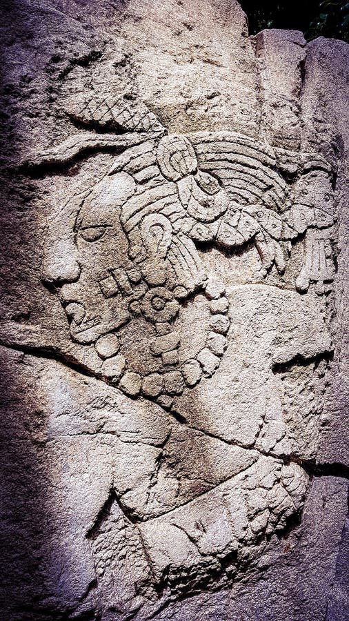 Aztec ruin stock photo. Image of aztec, shadow, detail - 122319974