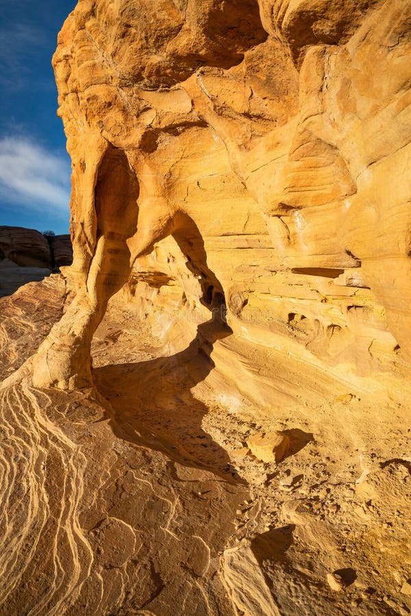 Aztec Sandstone Rocks in Valley of Fire Stock Image - Image of ...