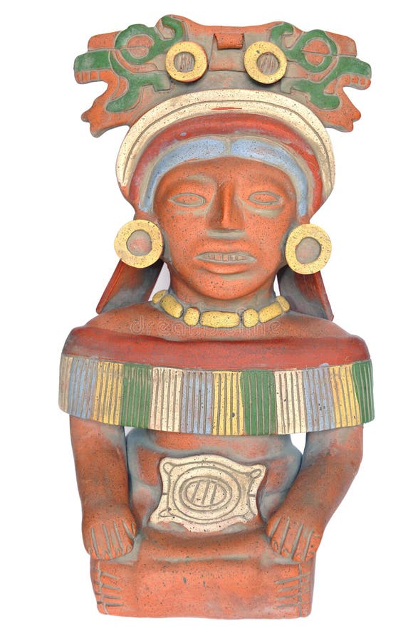 Aztec sculpture stock image. Image of depiction, miniature - 9866405