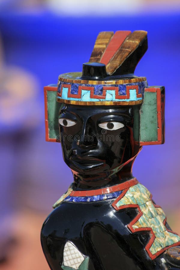 Aztec Sculptures Made Mexican Handicrafts Editorial Image - Image of ...