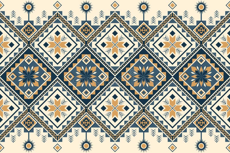 Geometric Aztec Seamless Pattern. Native American South Western Stock ...
